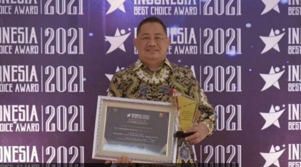 PDAM Makassar Berhasil Meraih Penghargaan BUMD Berkinerja Terbaik 2021 - BN Nasional