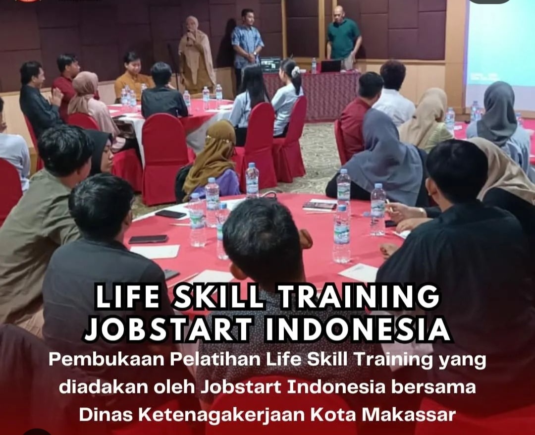Disnaker Makassar Bersama Jobstar Indonesia Buka Pelatihan Life Skill Training - BN Nasional