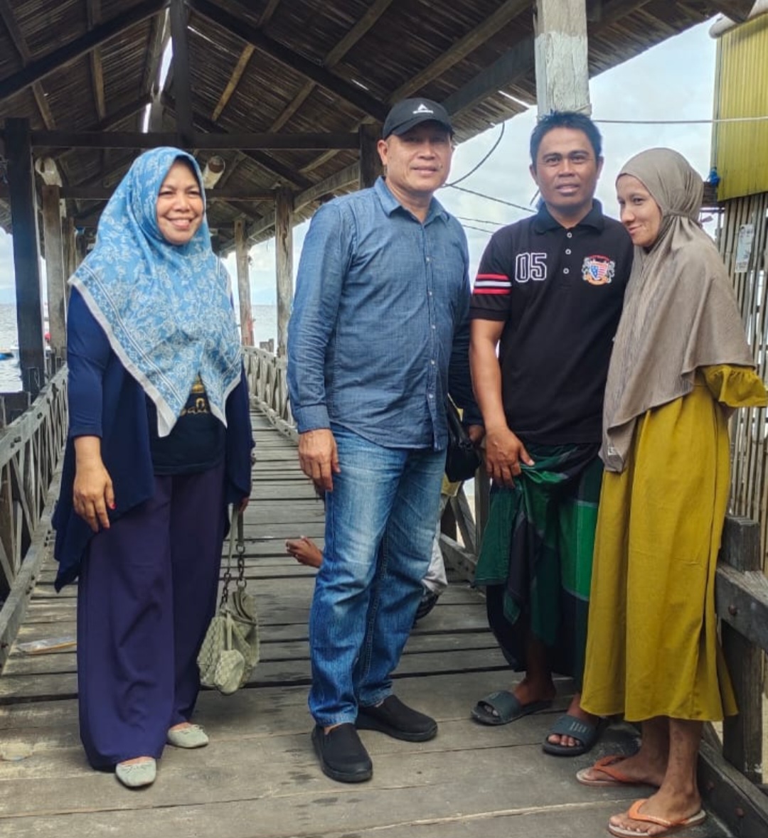 Camat Kepulauan Sangkarrang Bersama Ketua TP PKK Lakukan Kunjungan ke Pulau Bonetambu - BN Nasional