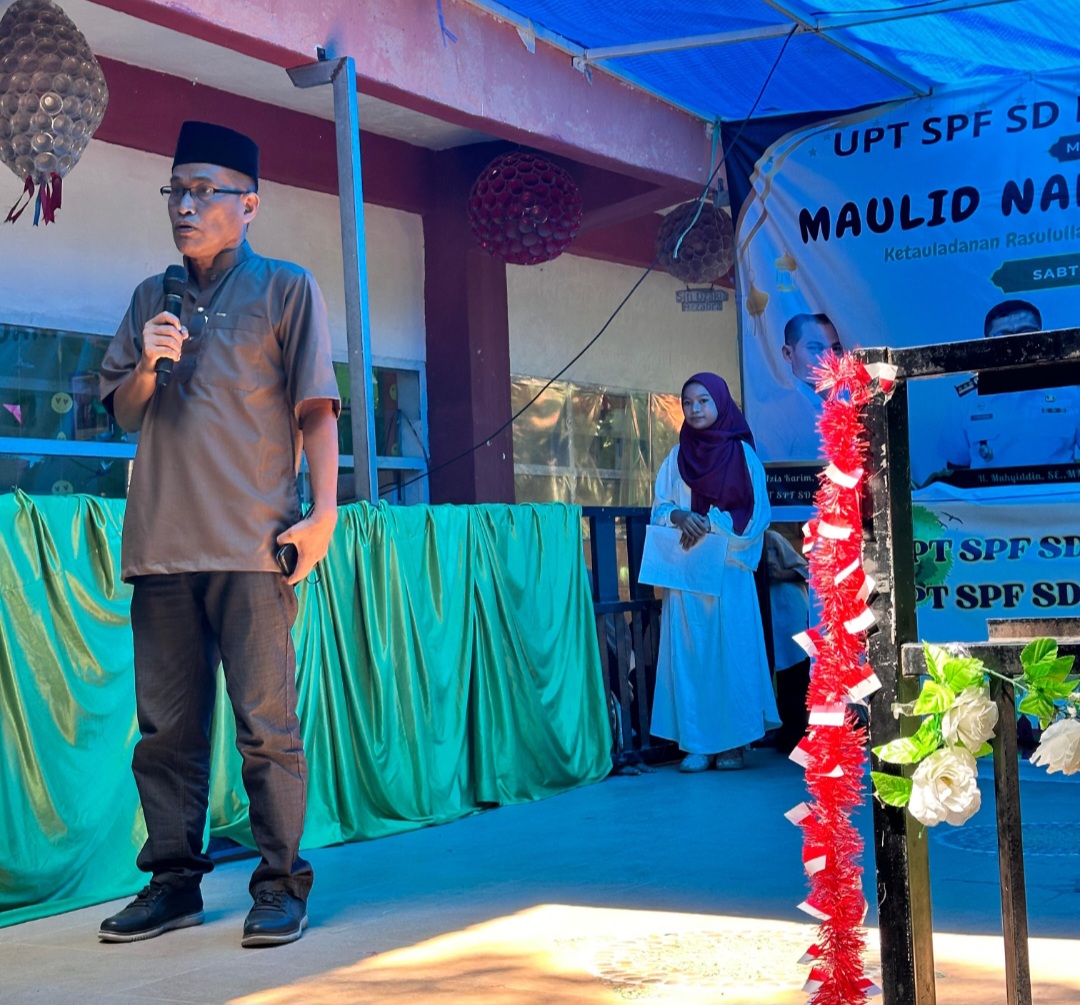 UPT SPF SDN Baraya I dan UPT SPF SDN Baraya II Makassar Peringati Maulid Nabi Muhammad SAW ...