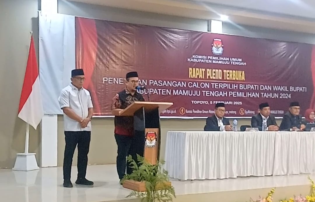 Arsal-Askary Resmi Ditetapkan KPU sebagai Bupati dan Wakil Bupati Mateng Terpilih - BN Nasional