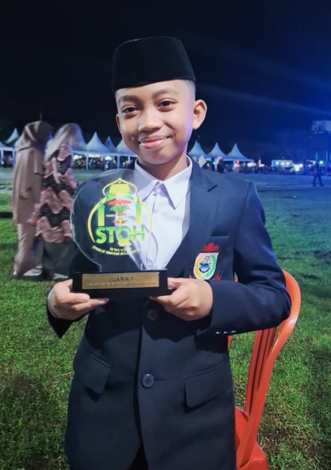 Muh. Yusuf, Siswa SDN Beroanging Makassar, Harumkan Nama Kota di Ajang STQH Sulsel 2025 - BN ...