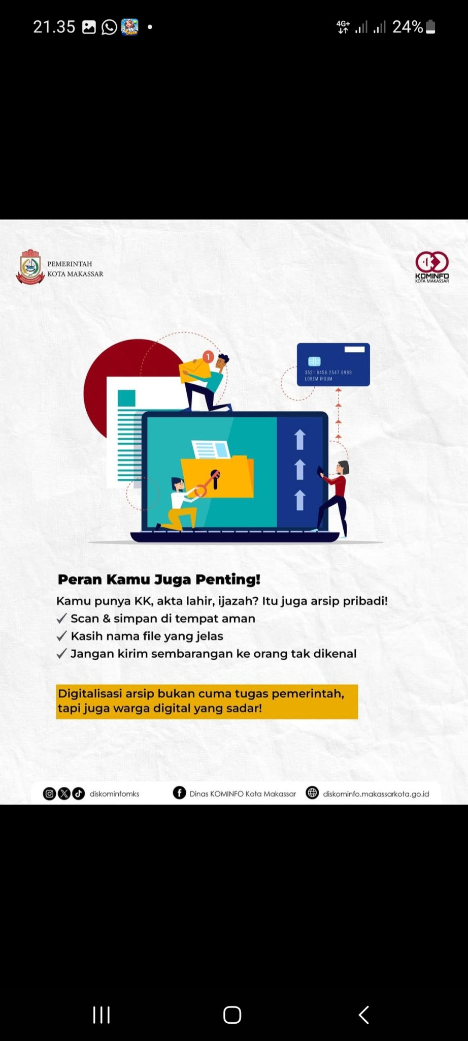 Era Baru Kearsipan: Kominfo Makassar Kenalkan Arsip Digital ke ...